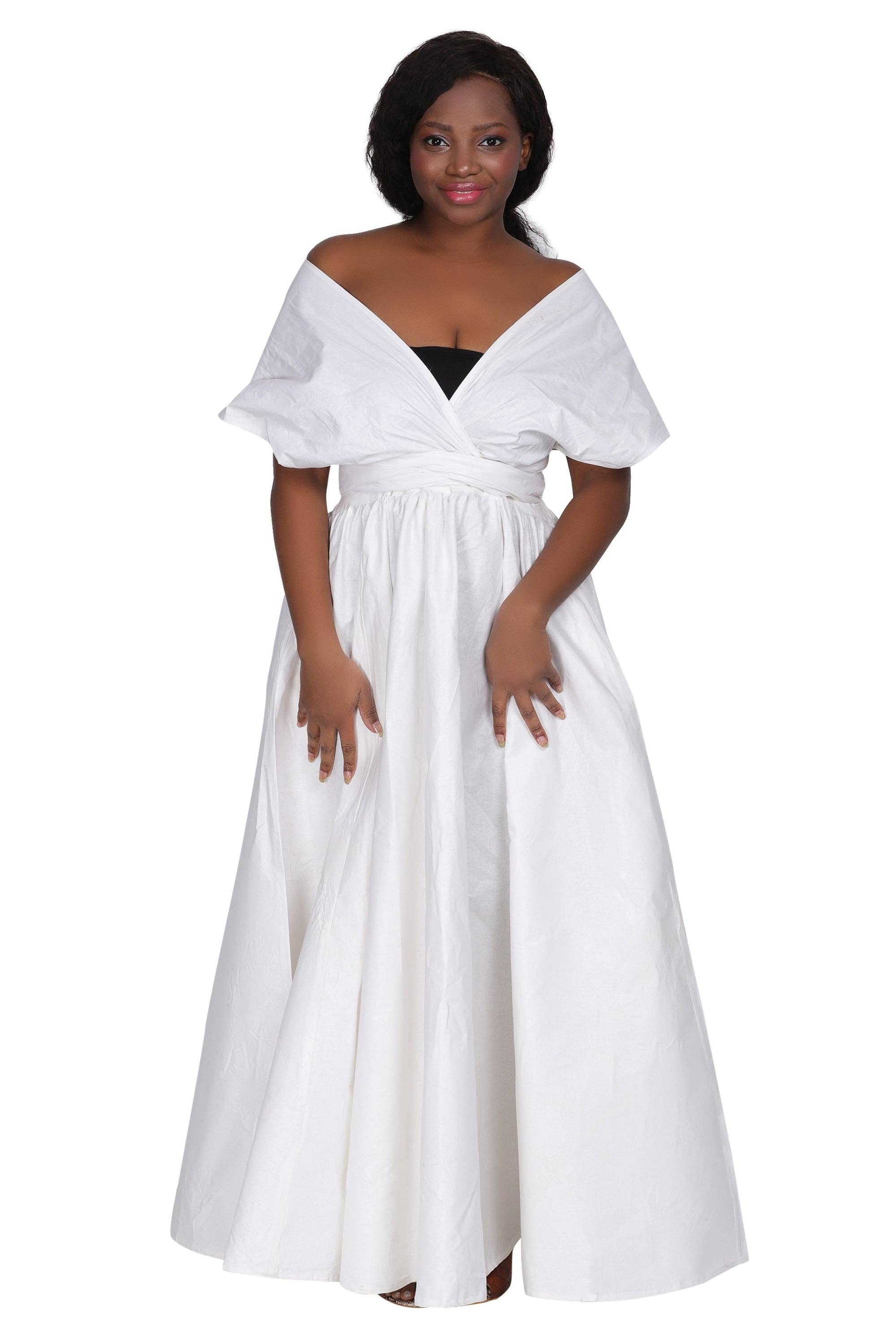 White Infinity dress | The Curvy Fox Boutique